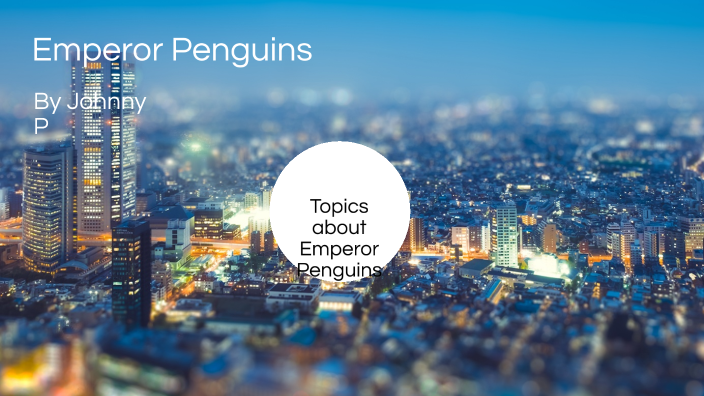Emperor Penguins by Johnny Patronis on Prezi