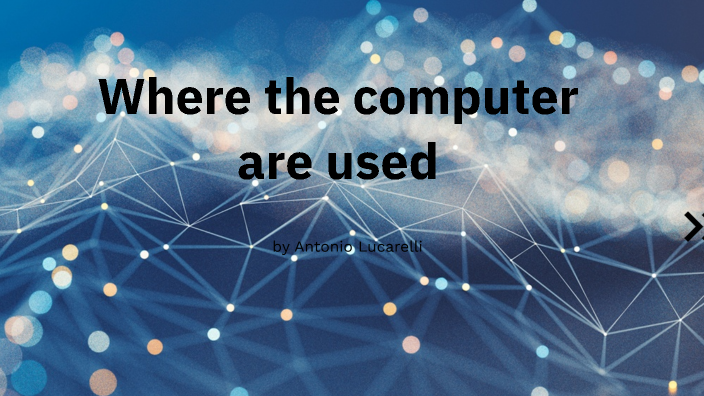 Where are computers used by Antonio lucarelli on Prezi