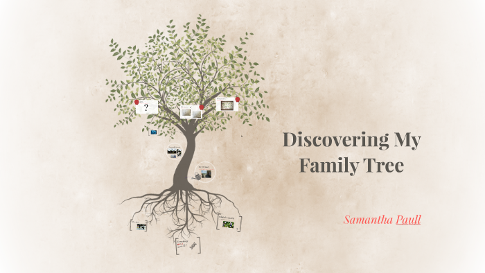Discovering my Family Tree by sam paull
