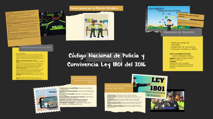 Código Nacional De Policía Y Convivencia Ley 1801 Del 2016 By Kimberly