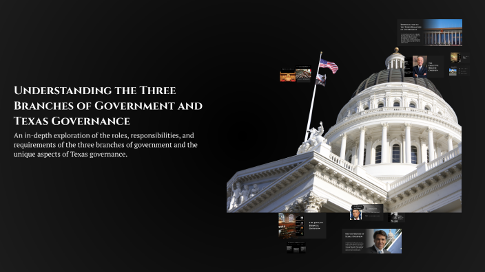Understanding the Three Branches of Government and Texas Governance by ...