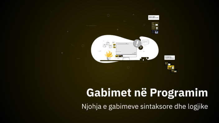 Gabimet në Programim by Teknologji TIK on Prezi