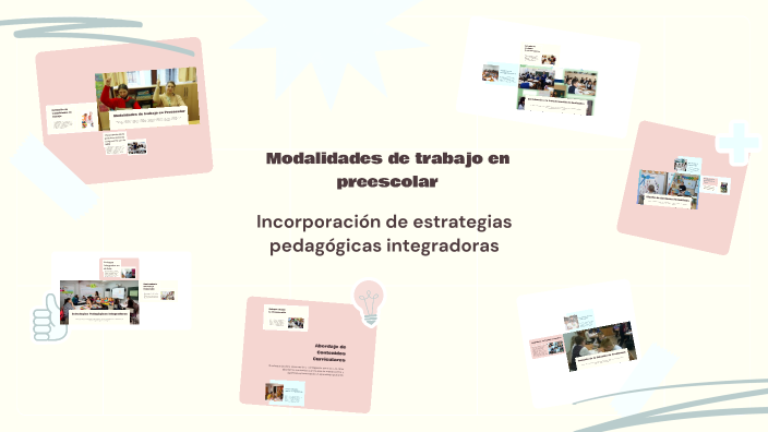 Modalidades de trabajo en preescolar by Maricarmen Mo on Prezi