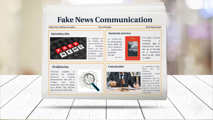 Fake News Communication by Johan Martinez on Prezi
