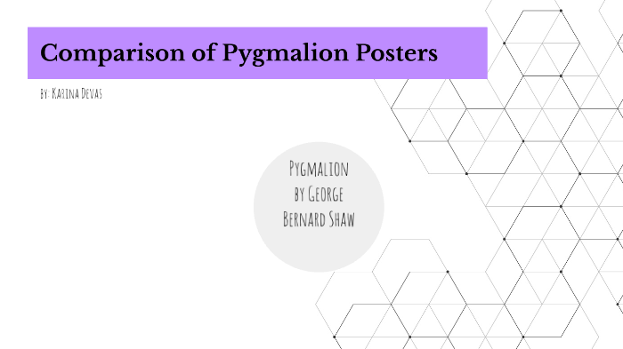 Comparison of Pygmalion Posters by karina devas on Prezi