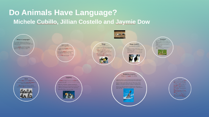 Do Animals Have Language? by Jaymie Dow on Prezi