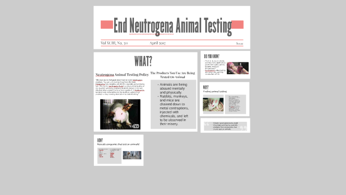 End Neutrogena Animal Testing by McKenna Sucher on Prezi
