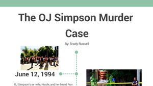 OJ Simpson Timeline Poster by Brady Russell on Prezi Design