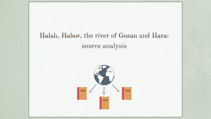 Halah, Habor, the river of Gozan and Hara: by on Prezi