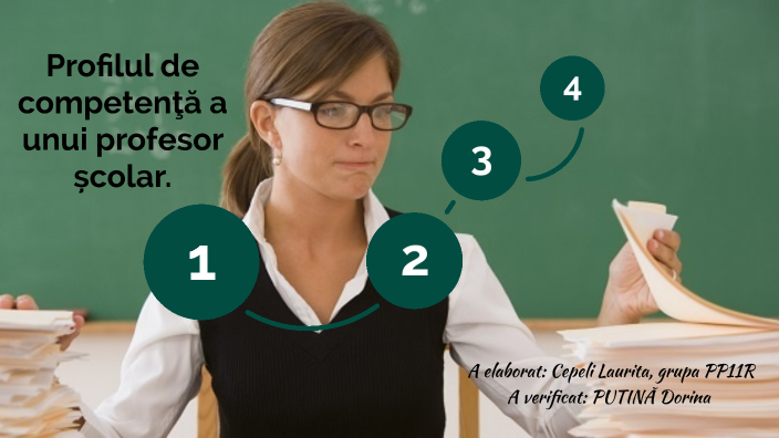 Lucru individual. Profil de competenţă a unui profesor școlar. by ...