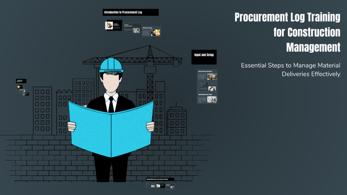 Procurement Log Training for Construction Management by Cassandra ...