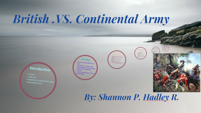British .VS. Continental Army by Jenny Jones on Prezi