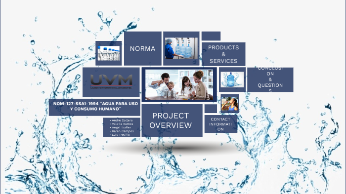 Norma Oficial Mexicana (NOM) - NOM-127-SSA1-1994 ¨AGUA PARA USO Y CONSUMO HUMANO¨ by valeria ...