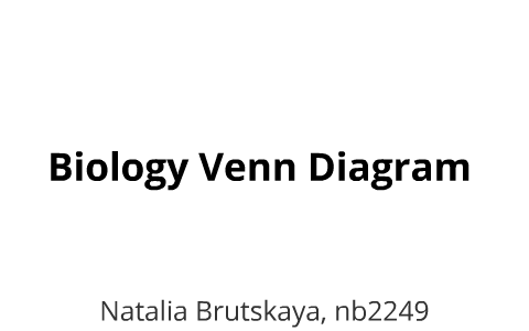 Biology Venn Diagram by Natalia Brutskaya on Prezi