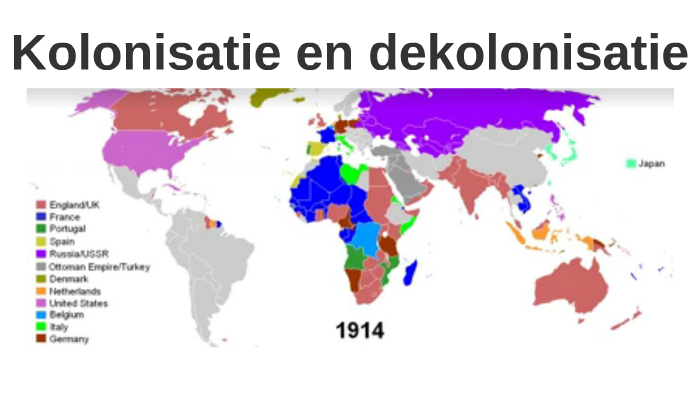 Kolonisatie en dekolonisatie by M. Lina