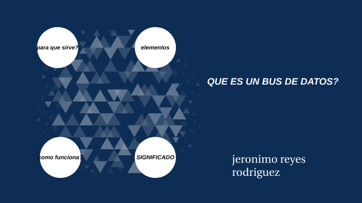que es un "BUS DE DATOS" by jeronimo reyes rodriguez on Prezi
