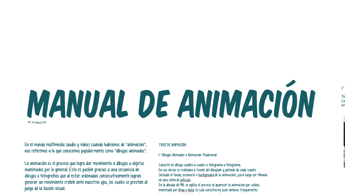 MANUAL DE ANIMACION by Asis Uriarte on Prezi