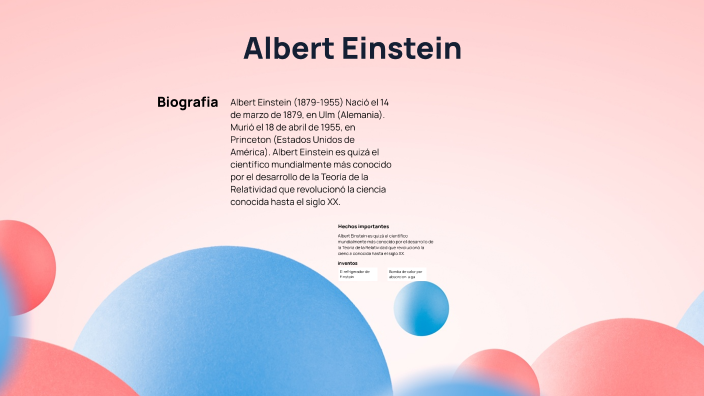 Albert Einsten by francisca araya on Prezi