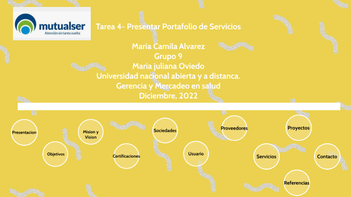Tarea 4 portafolio de servicios EPS Mutual Ser by Maria Camila alvarez ...