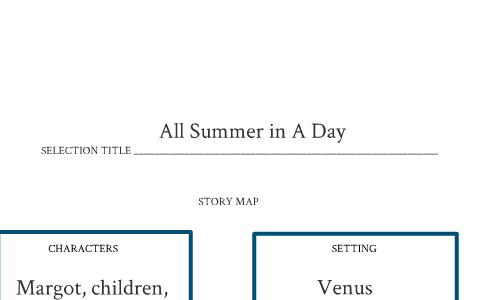 All Summer in a Day Story Map by Jennifer Gronewold on Prezi