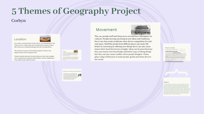 5 Themes of Geography Project by Corbyn Davis Riggs on Prezi