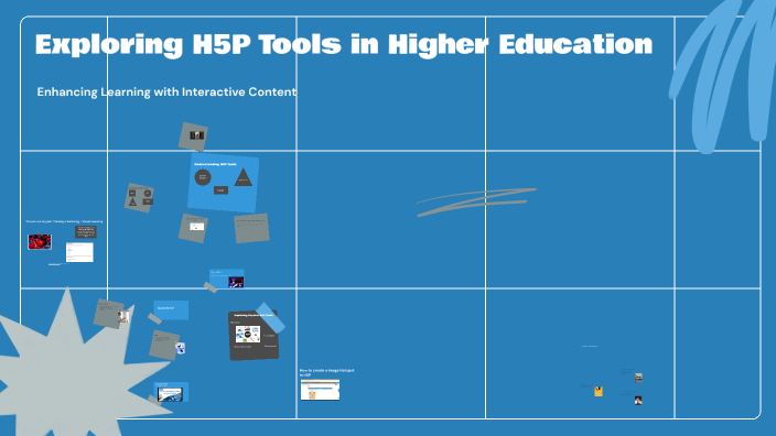 Exploring H5P Tools in Higher Education by Lucy van der Merwe on Prezi