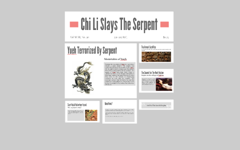 Chi Li Slays The Serpent by ali baxter on Prezi