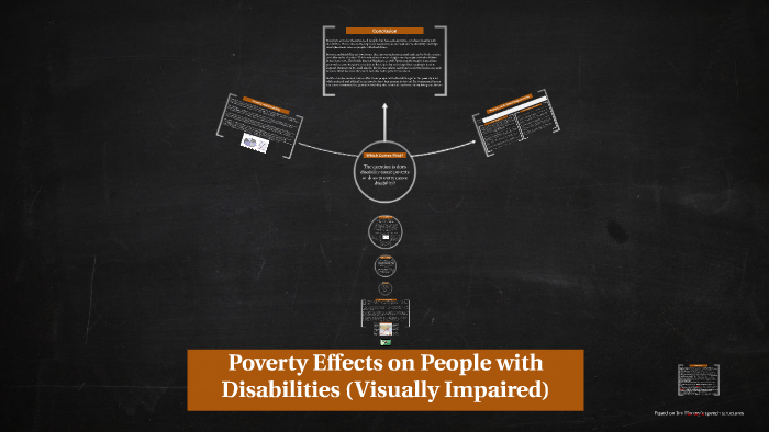 Poverty Effects on People with Disabilities (Visually Impair by Rachel ...