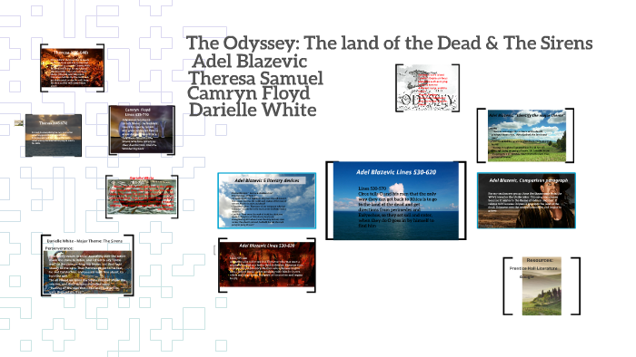 The odyssey: The land of the Dead & The Sirens by Darielle White on Prezi