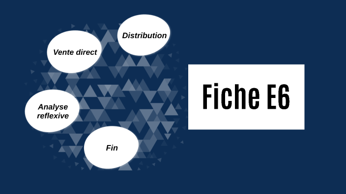 Fiche E6 by David Guerineau on Prezi