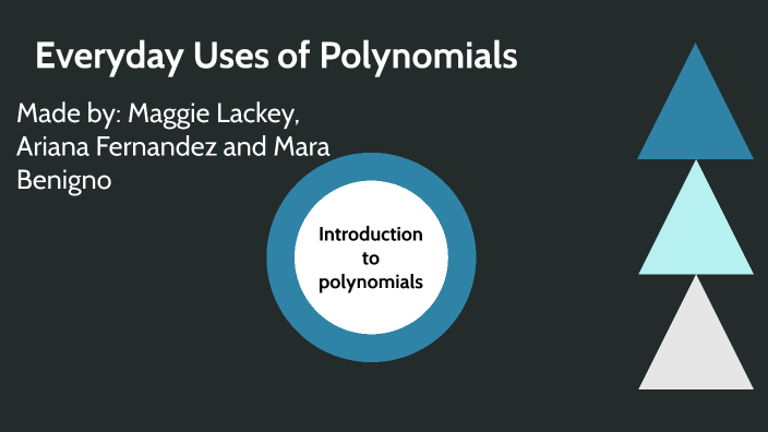 Everyday Uses of Polynomials by Mara Benigno on Prezi