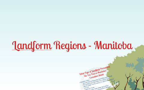 Natural Regions of Canada Discovery Summative Assignment Landform ...