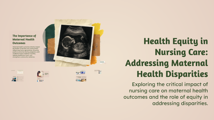 Health Equity in Nursing Care: Addressing Maternal Health Disparities ...