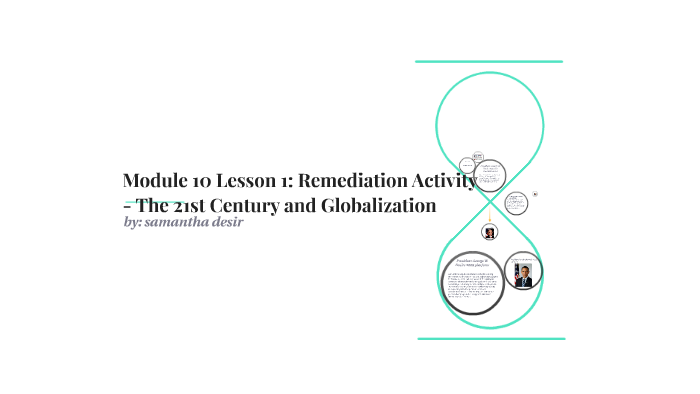Module 10 Lesson 1: Remediation Activity - The 21st Century by samantha ...