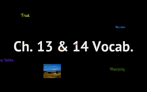 Ch. 13 & 14 Vocab. by cooper capps