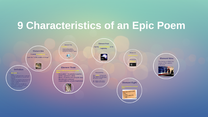 Characteristics of an Epic Poem by Lauren Whiting on Prezi