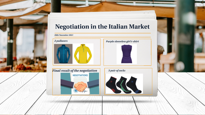 Negotiation - Simulation in The Market by Group Work on Prezi