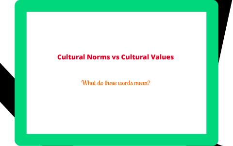 Cultural Norms vs. Cultural Values by Tiana Fleischhacker on Prezi