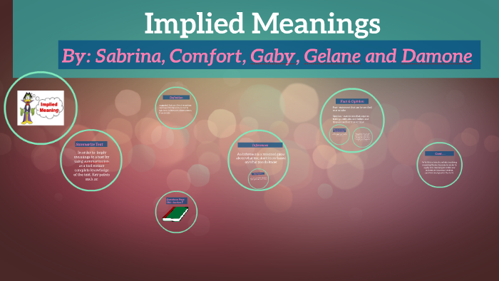 Implied Meanings by Sabrina Ortiz on Prezi