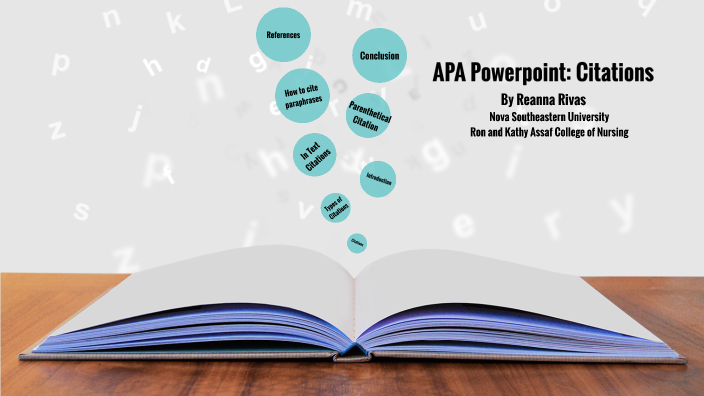 APA Powerpoint: Citation by Reanna Rivas