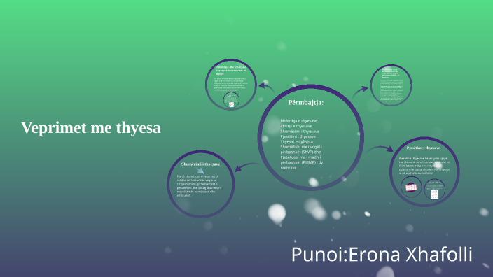 Veprimet me thyesa by Erona Xhafolli on Prezi