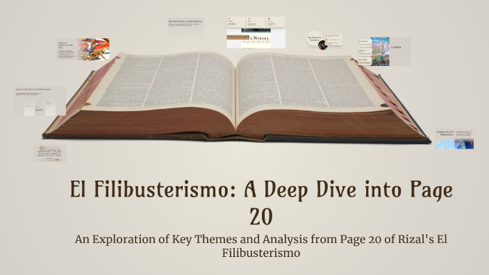 El Filibusterismo: A Deep Dive into Page 20 by Vince Rebolledo on Prezi