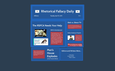 Rhetorical Fallacy Newspaper by Kate Evans on Prezi