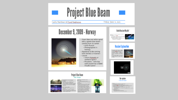 Project Blue Beam by on Prezi