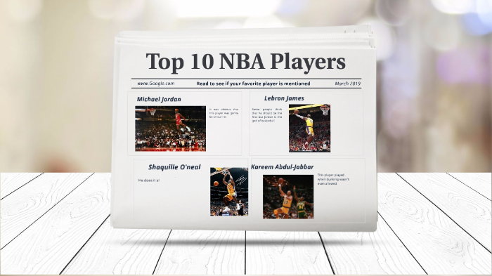 NBA by Dean Pearsall on Prezi