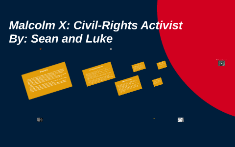 Malcolm X: Civil Rights Activist by Sean O'Donnell on Prezi