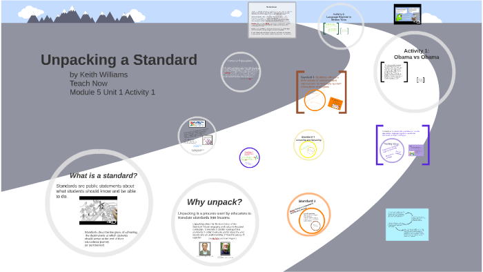 Unpacking a Standard - Teach Now by Keith Williams on Prezi