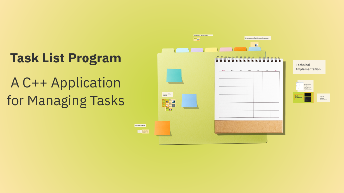 Task List Program by Just A Guy on Prezi
