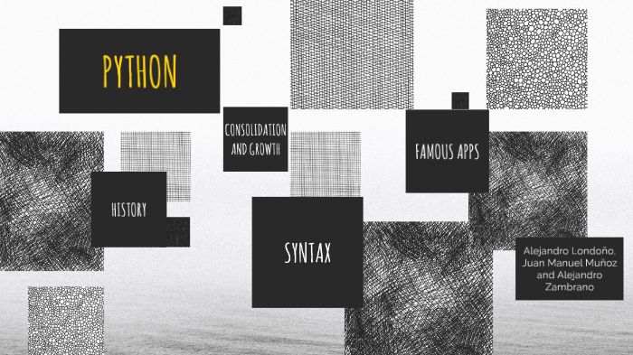 PYTHON PRESENTATION by Darko on Prezi