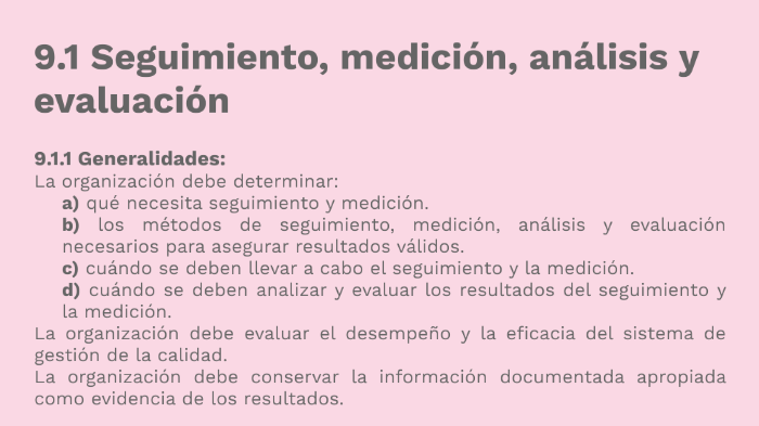 ISO 9001 2015 capitulo 9 V by victoria cruz osorio on Prezi